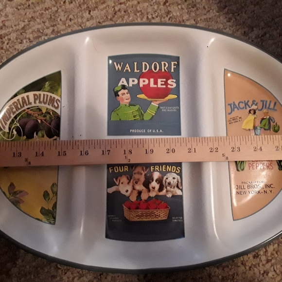 Vintage | Kitchen | Vintage Retro Food Advertising Divided Dish | Poshmark